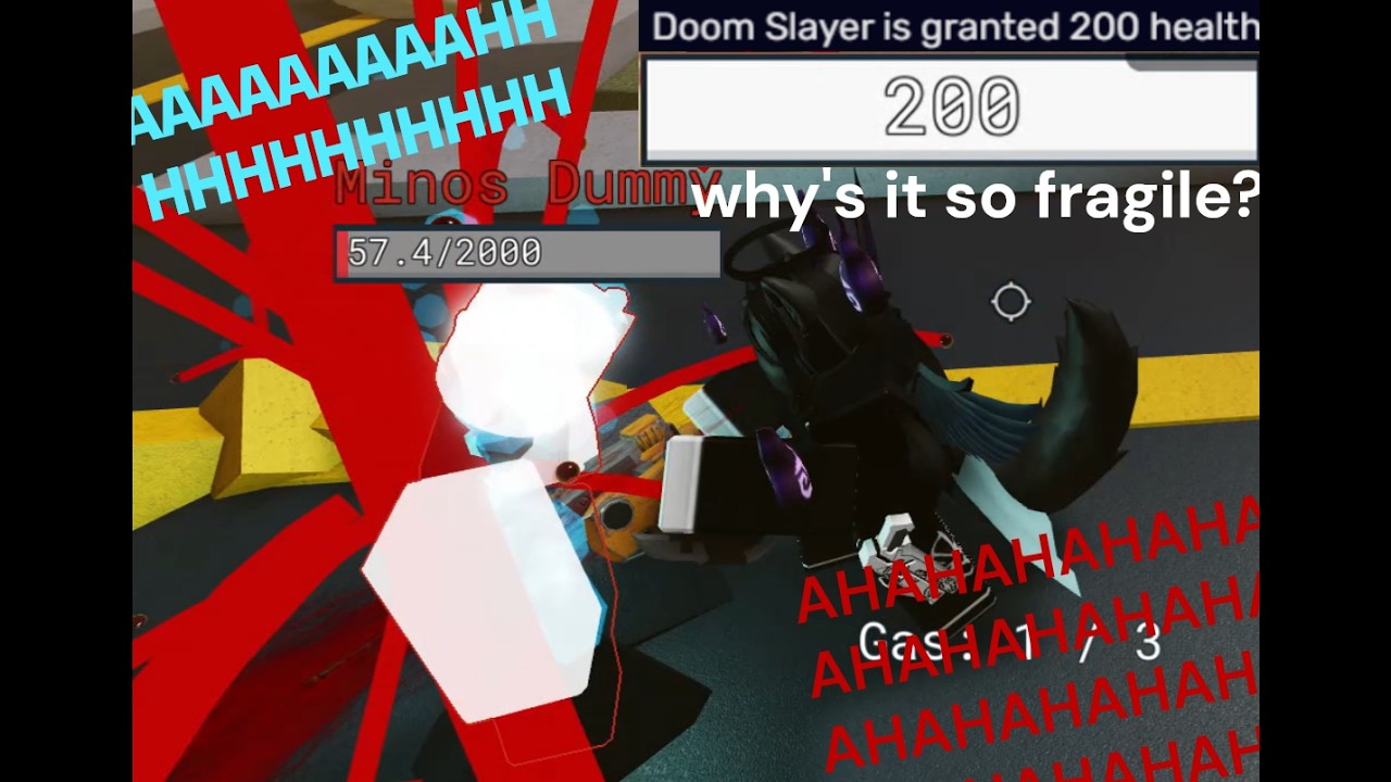 doom slayer with 200 hp vs uncertified (Item Asylum) - YouTube