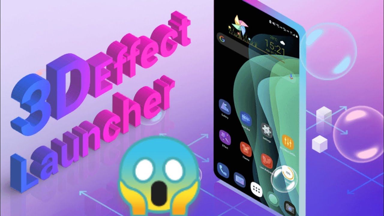 How to 3D effect launcher powerful Android to iPhone😱एंड्रॉइड फोन को ...