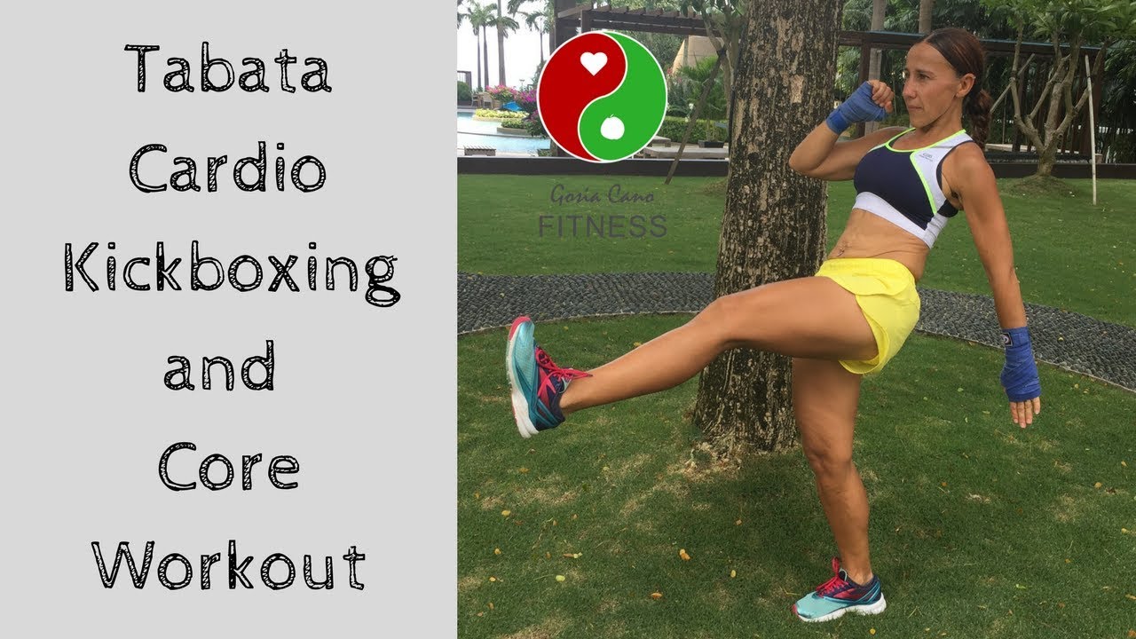 Tabata, Cardio Kickboxing and Core workout - YouTube