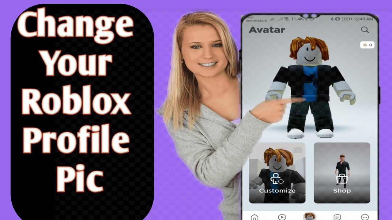 ROBLOX PROFILE PICTURE UPDATE | how to change roblox profile picture ...
