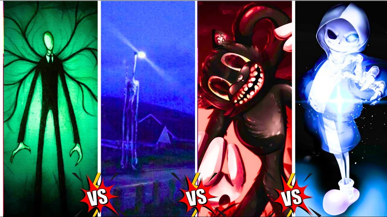 Cartoon Cat VS Sans Undertale VS Slenderman VS Light Head / Top Music ...