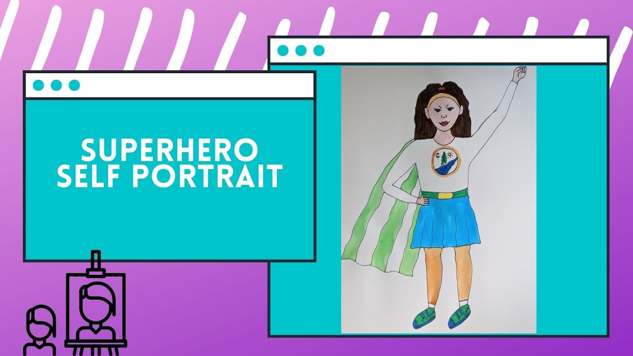Superhero Self Portrait - YouTube