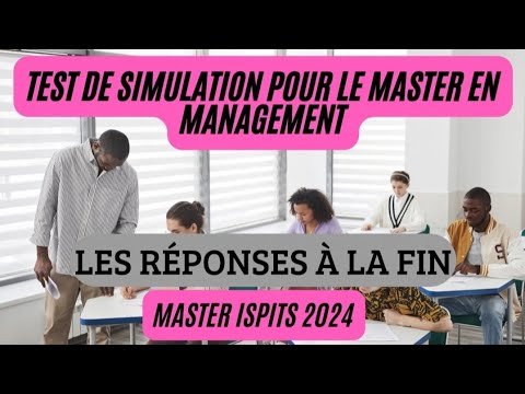 Voici 30 QCM Pour Préparer Master ISPITS Management et Qualité Le 17 Novembre 2024 - YouTube