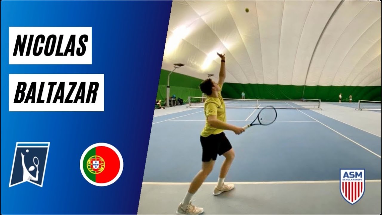 Nicolas Baltazar | Tennis Recruiting | ASM Scholarships - YouTube