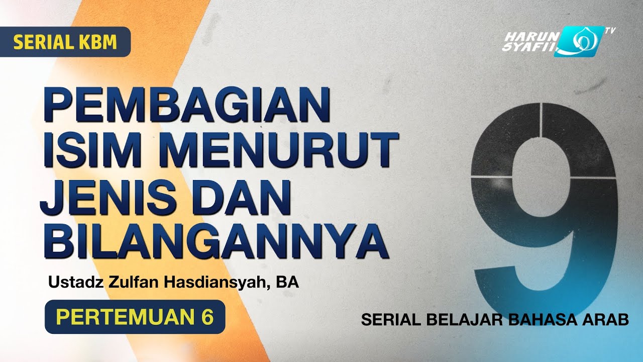 Belajar Bahasa Arab - Pembagian Isim Menurut Jenis & Bilangannya - EPS ...