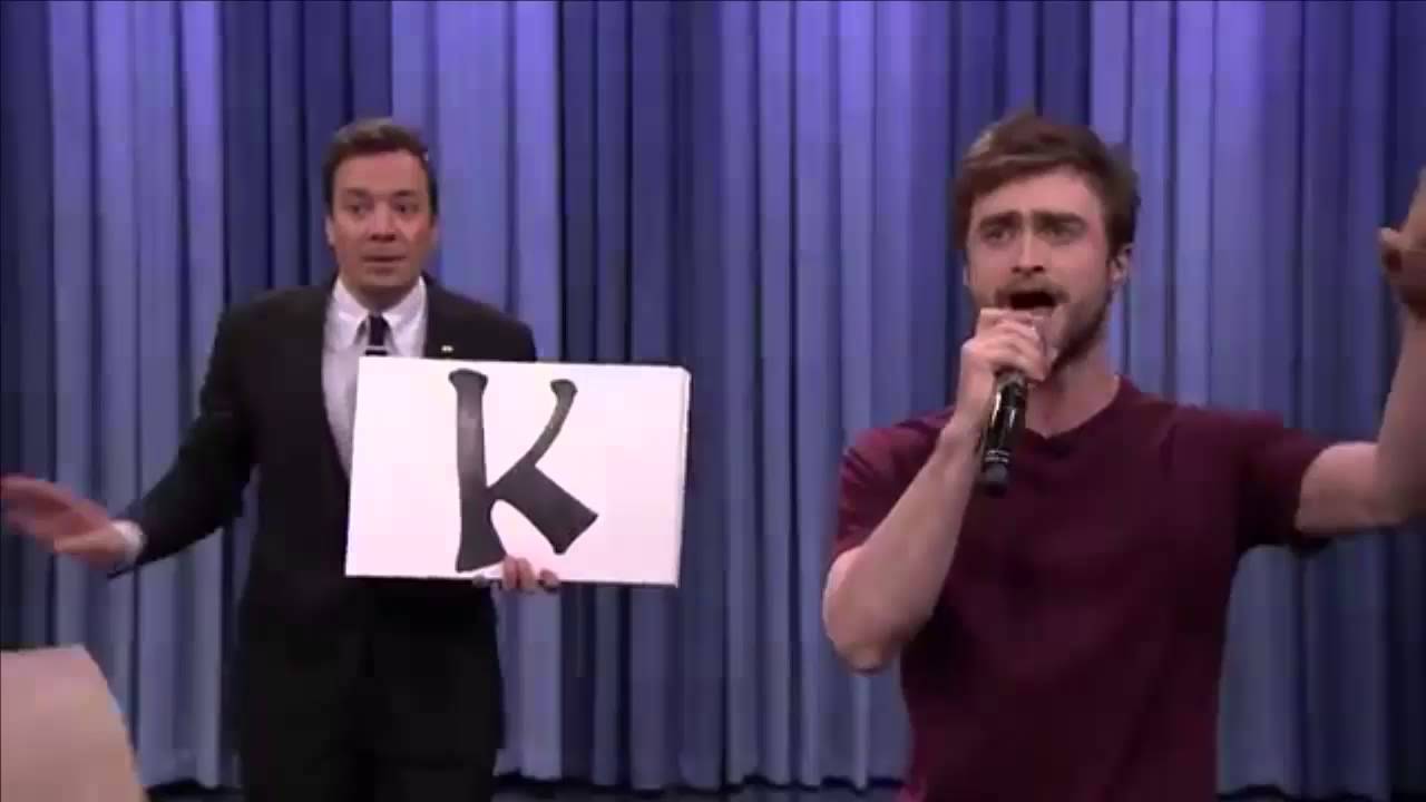 Daniel Radcliffe Raps Blackalicious Alphabet Aerobics 1 - YouTube