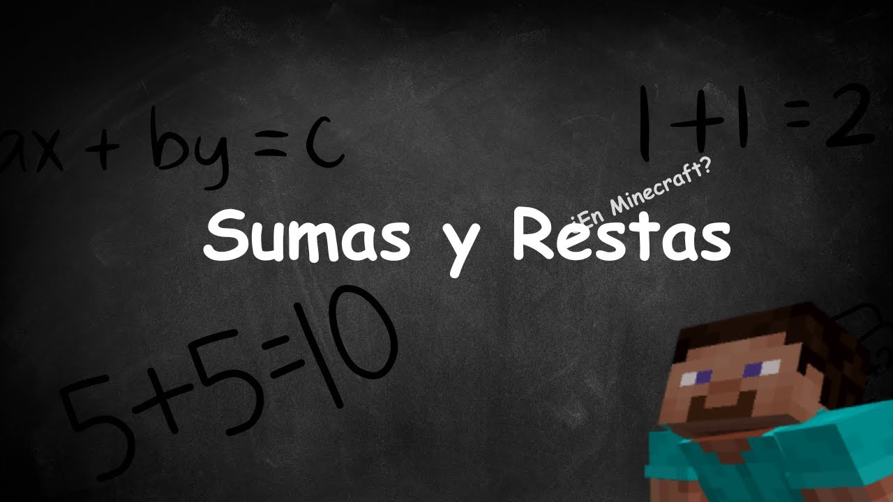 Suma y Resta en Minecraft - YouTube