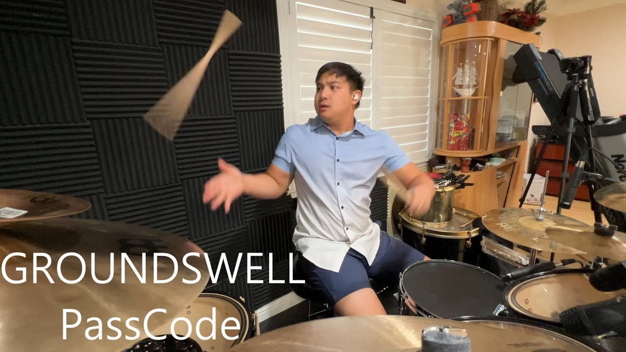 GROUNDSWELL - Passcode | Drum Cover - YouTube