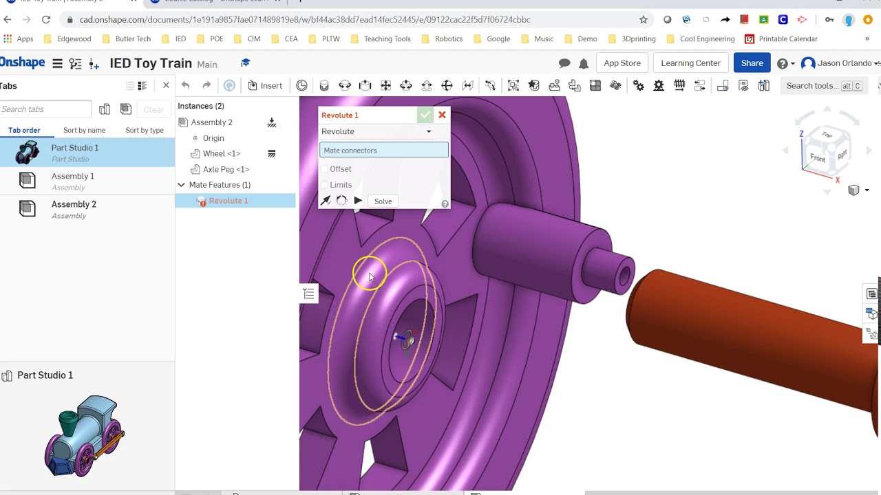 Train Assembly Part 2 - Wheel Axle Peg Sub-assembly - YouTube