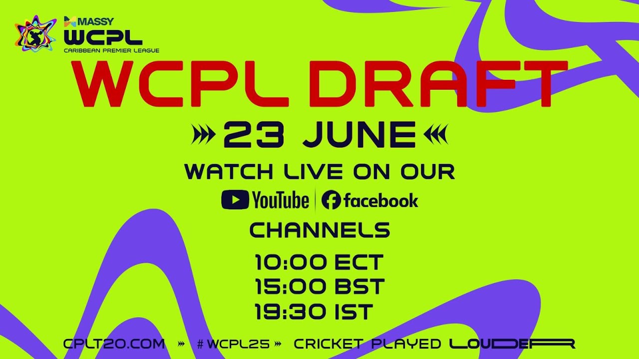 LIVE | Draft Show | WCPL 2025 - YouTube