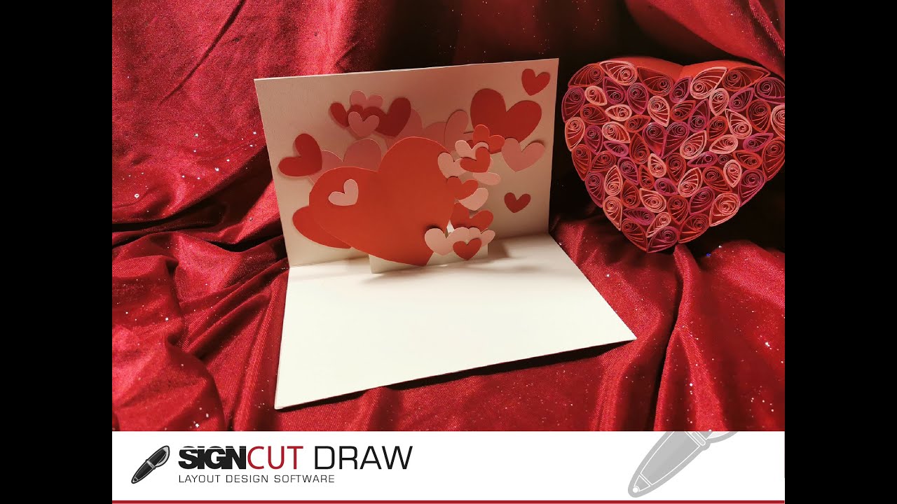 Valentines Day Pop-Up Card - YouTube