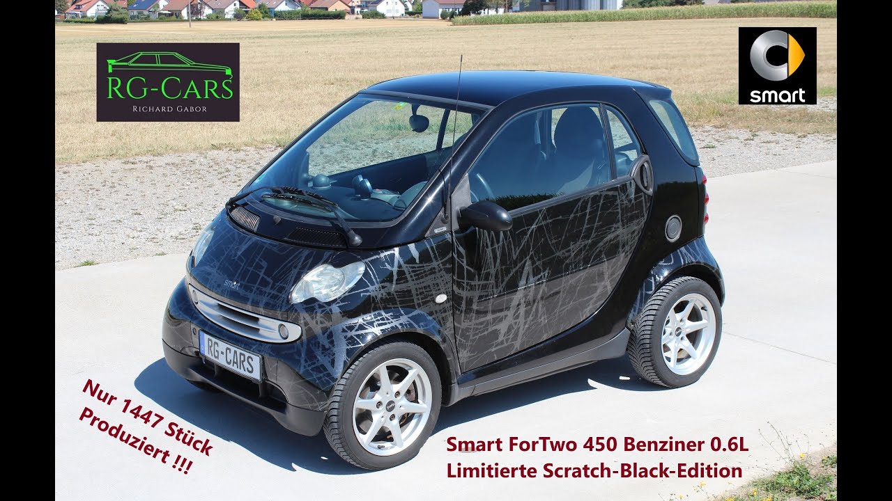 Smart ForTwo 450 PULSE Limitierte Scratch Black Edition - YouTube