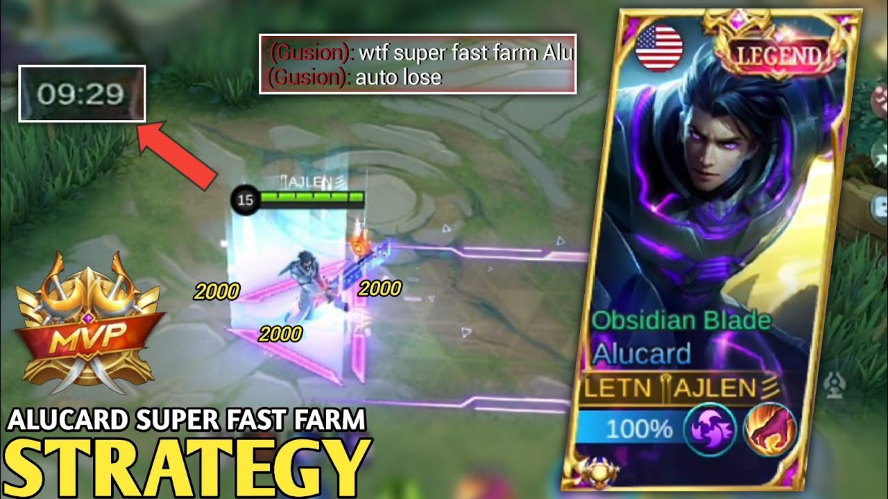 ALUCARD BEST STRATEGY TO FARM FASTER !| LEVEL 1 to 15 REAL QUICK!| MLBB ...