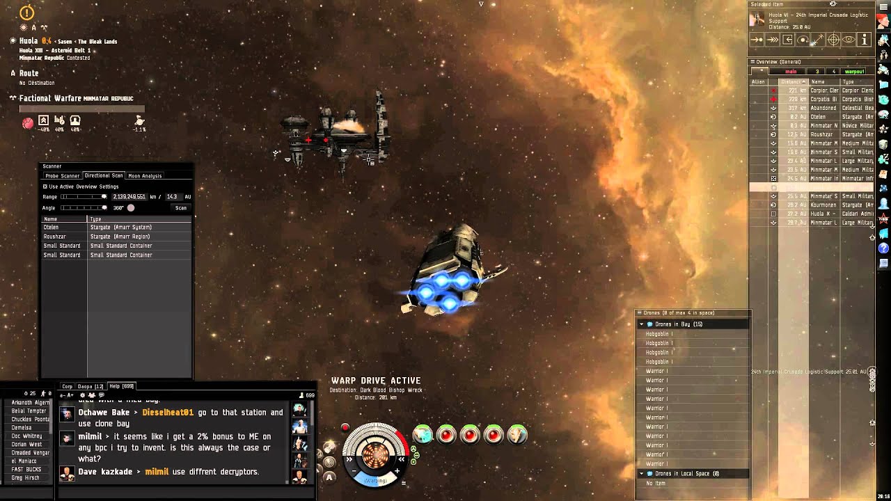 EVE Online Commander Spawn: Dark Blood Bishop - YouTube