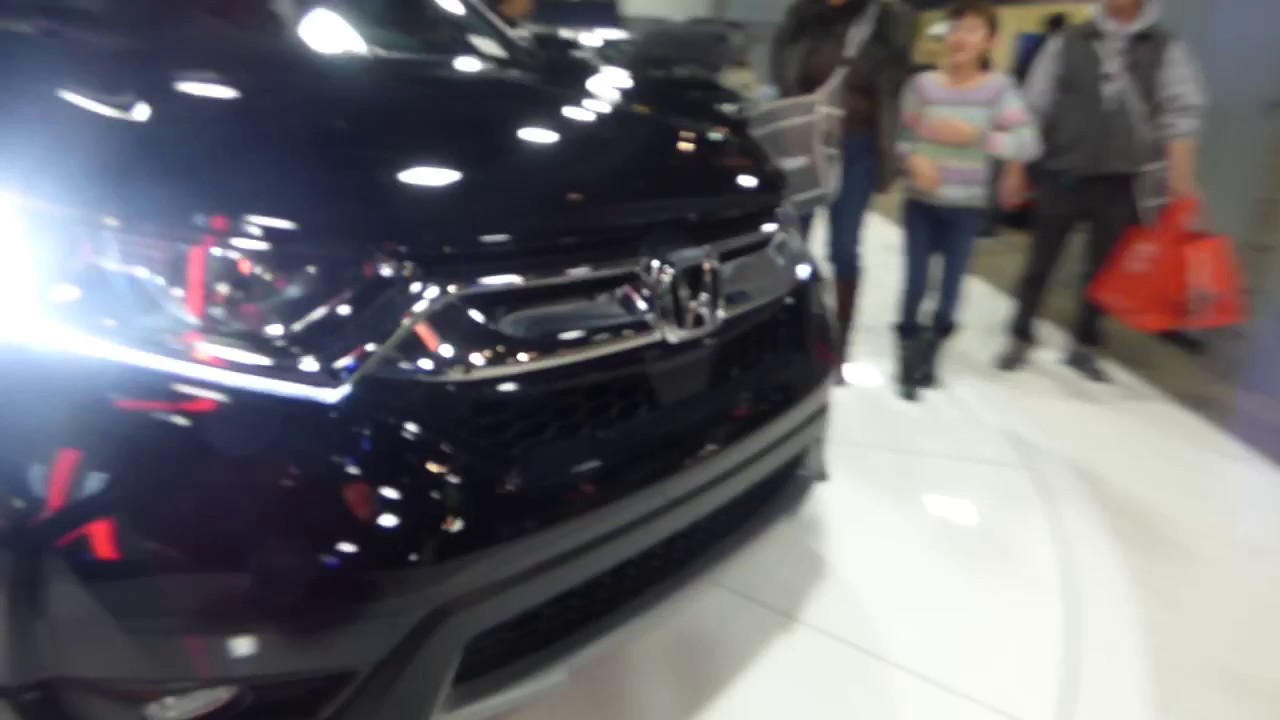 HONDA CRV 2018-2017 BLACK washington dc car show 2017 - YouTube