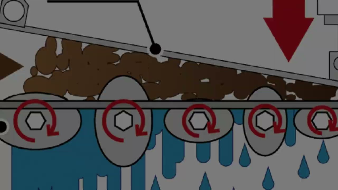 Benenv KDS wave separator sludge dewatering - YouTube