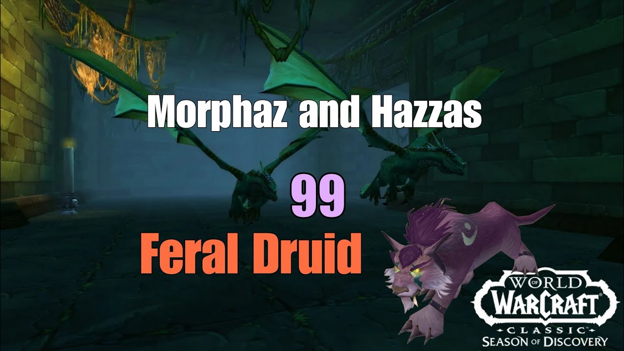 SoD Feral Druid PoV - Sunken Temple P3 - Morphaz and Hazzas - 1220 DPS ...