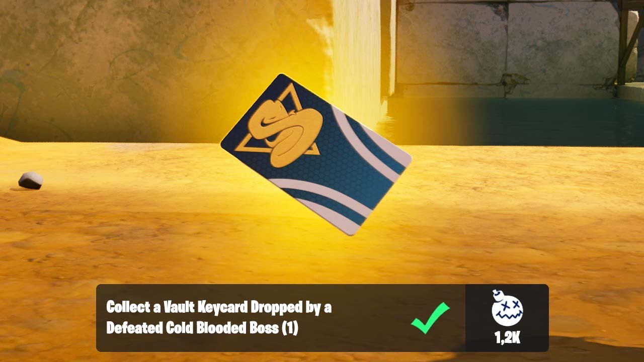 Collect a Vault Keycard Dropped by a Defeated Cold Blooded Boss ...