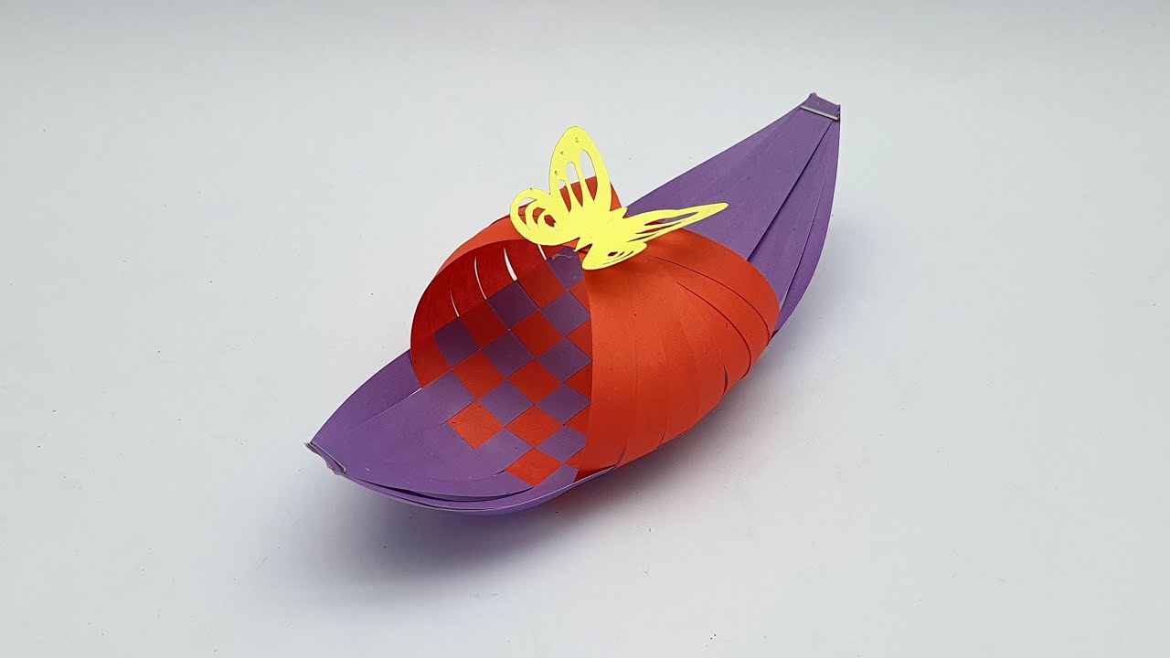 How To Make Easy Paper Boat Step By Step | Making Paper Crafts Boat ...