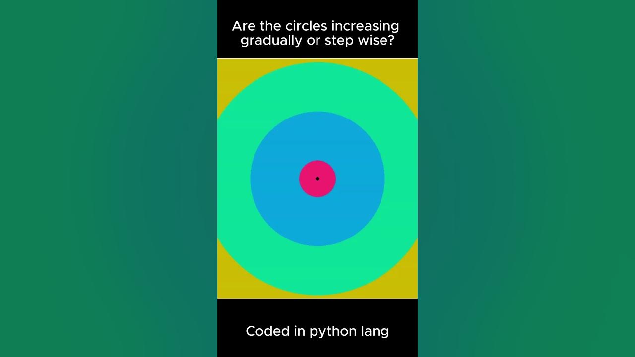 graphics in python #illusion #pygame #shorts #coding #youtubeshorts #youtube - YouTube