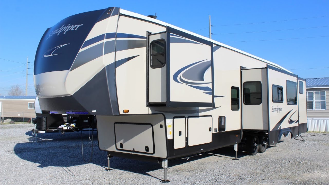 2021 Two Bedroom Fifth Wheel Review Forest River Sandpiper 384QBOK ...