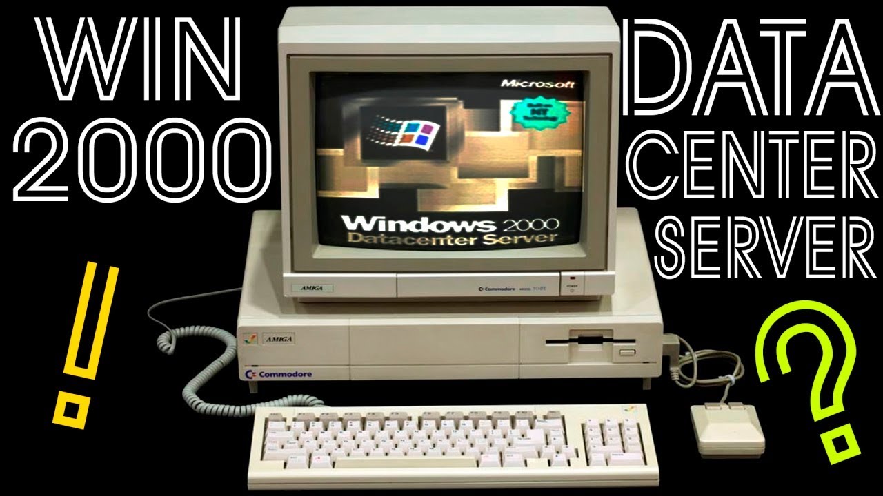 Установка Windows 2000 Datacenter Server на старый компьютер - YouTube