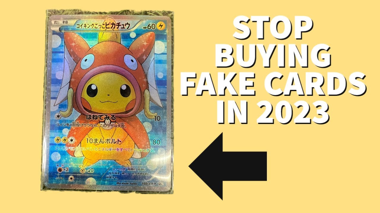 Fake cards are at an all time high - YouTube