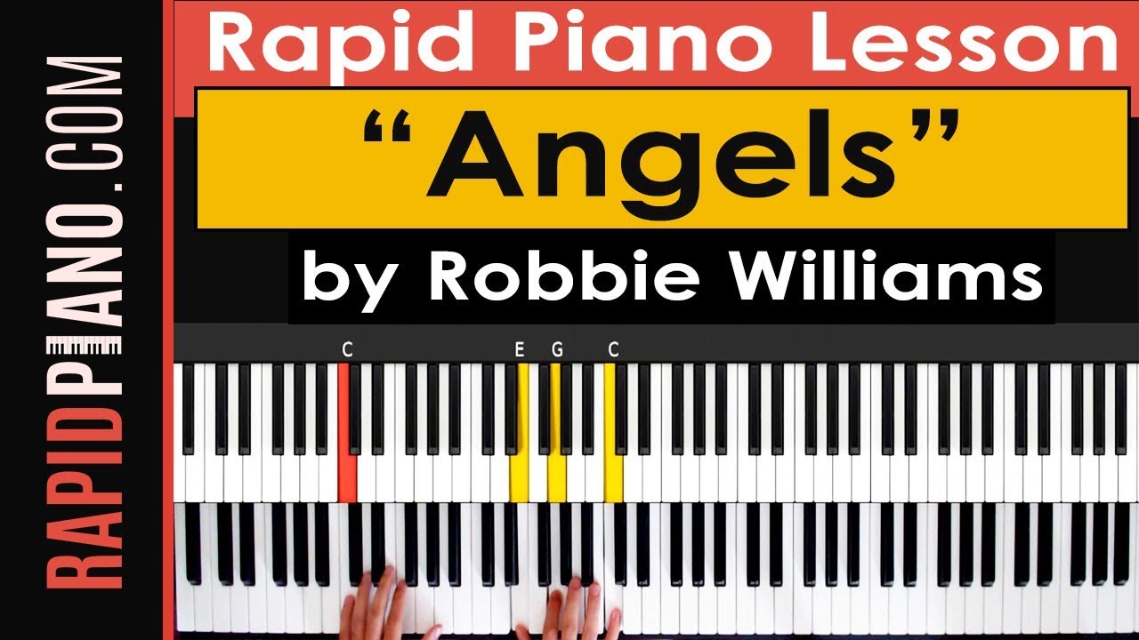 How To Play "Angels" by Robbie Williams - Piano Tutorial & Lesson (Part ...