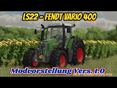 LS22/FS22 🚜 FENDT VARIO 400 [ Vers. 1.90] Modvorstellung - YouTube