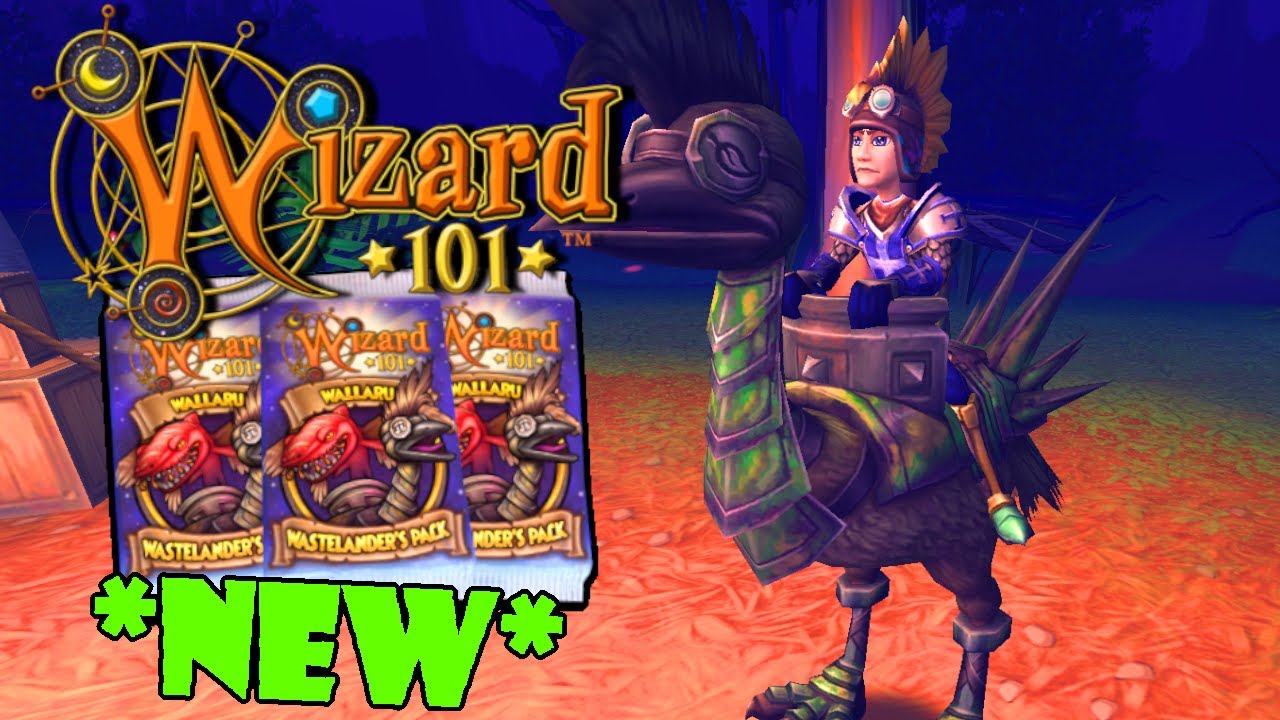 Wizard101: *NEW* Wallaru Wastelander's Pack Opening And Review! - YouTube