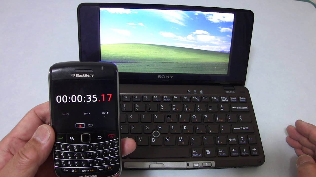 SONY VAIO P Windows XP downgrade - YouTube