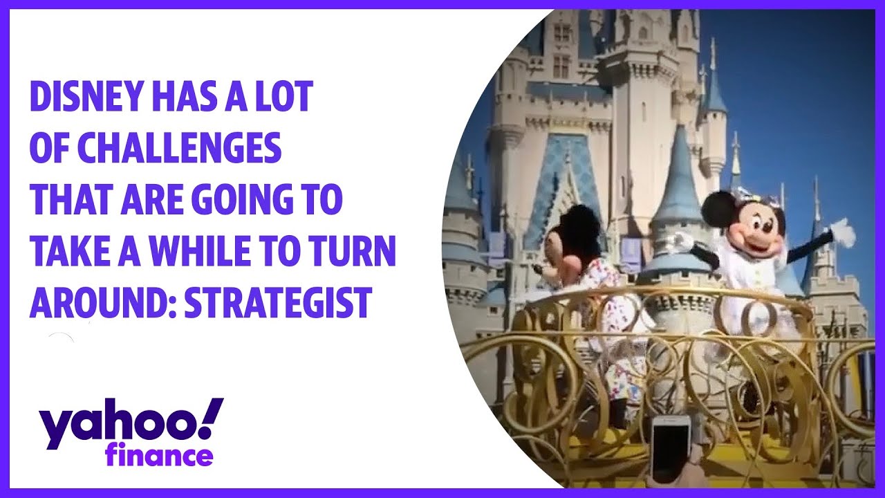 Disney has a lot of challenges, going to take a while to turn around ...