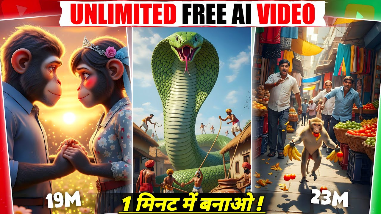 Free Unlimited AI Video Generator | Ai Video Kaise Banaye Free me ...