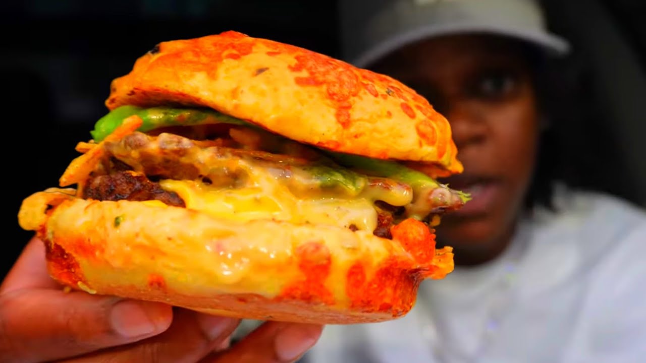 Wendy’s Loaded Nacho Cheeseburger or EAT CARPET? - YouTube