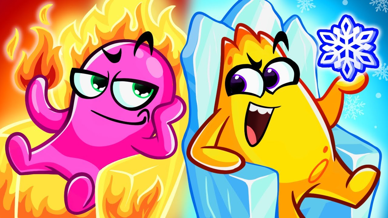 🔥 HOT VS COLD ️ | Learning Opposites | Song For Kids by Slick Slime Sam ...