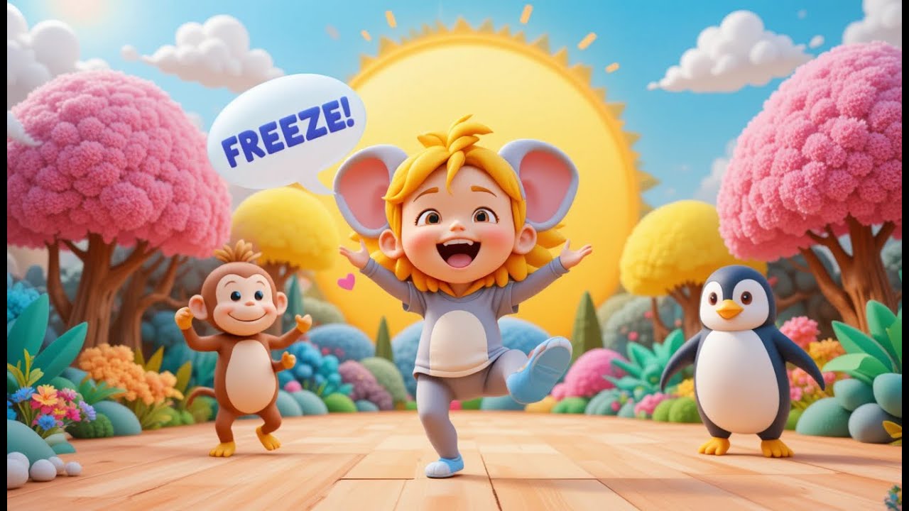 Animal Freeze Dance Song | Baby Songs & Nursery Rhymes for Toddlers ...
