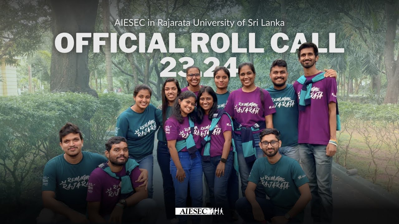 Official Roll Call 23.24 - AIESEC in Rajarata University of Sri Lanka ...