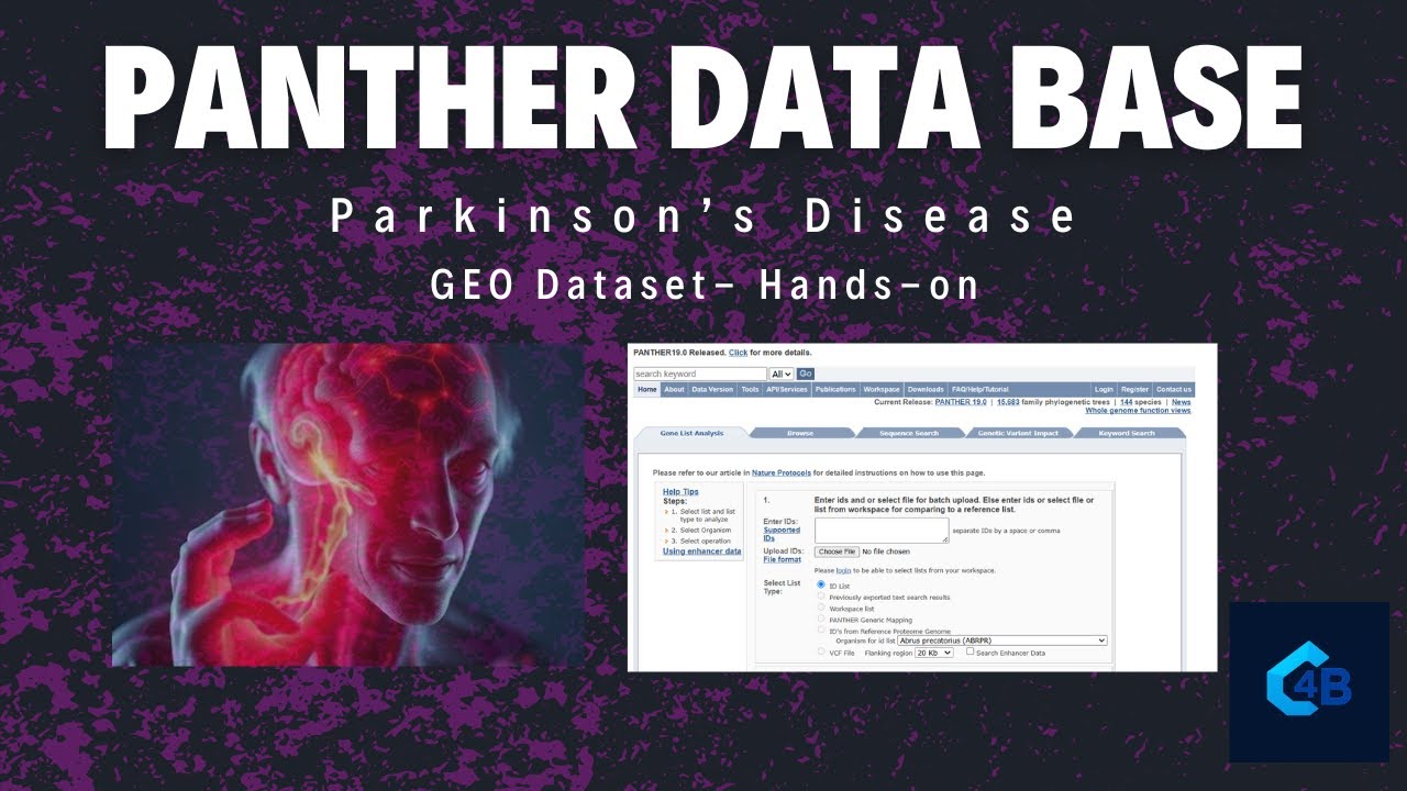 Panther Database| Parkinson Neuro Disease| GEO2R | Microarray ...