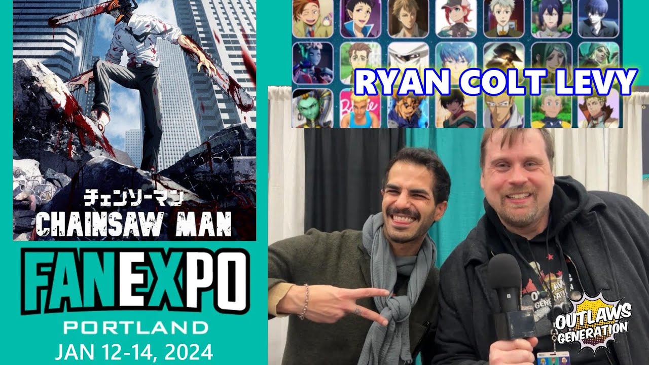 FAN EXPO Portland - Chainsaw Man Voice Actor Ryan Colt Levy Q&A - Denji ...