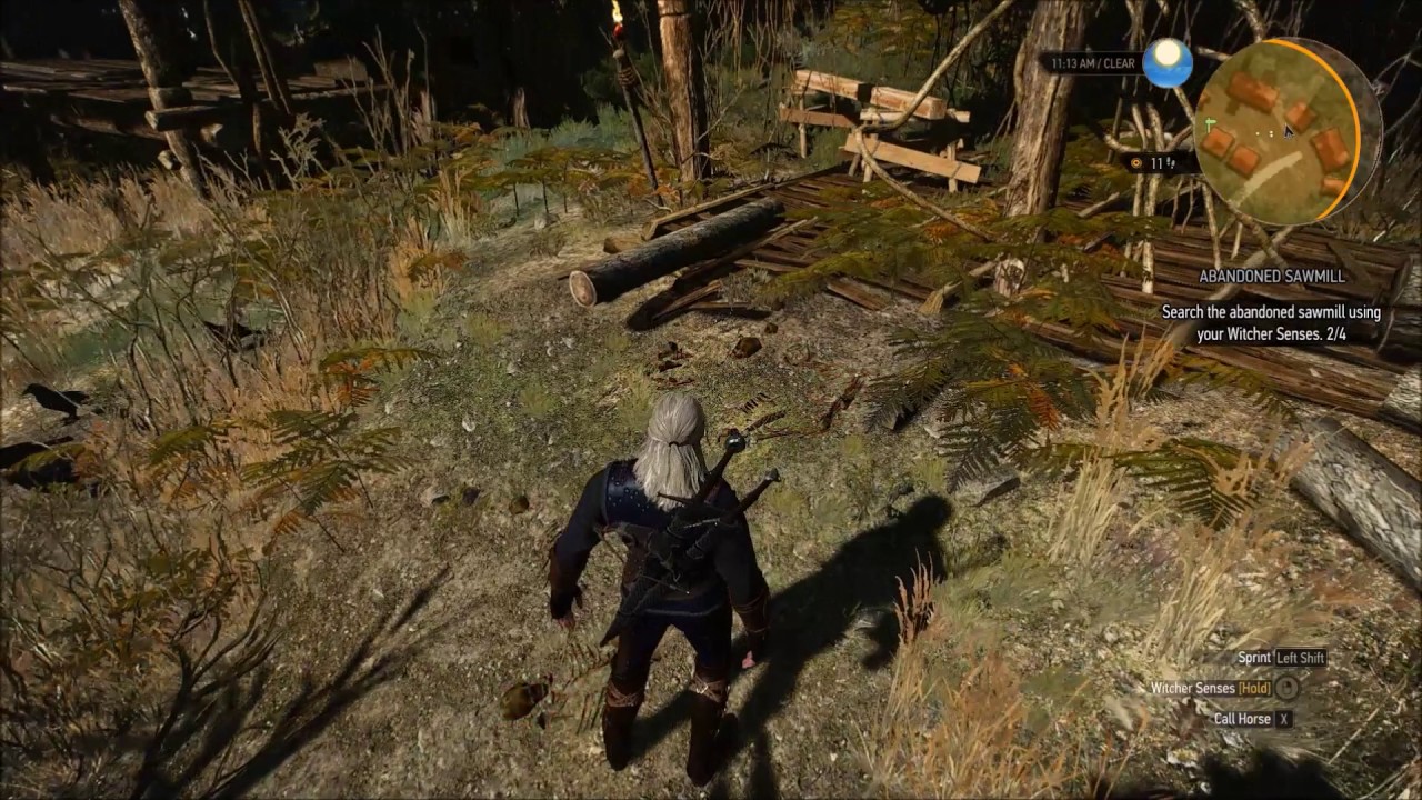 The Witcher 3 Wild Hunt - Abandoned sawmill - YouTube