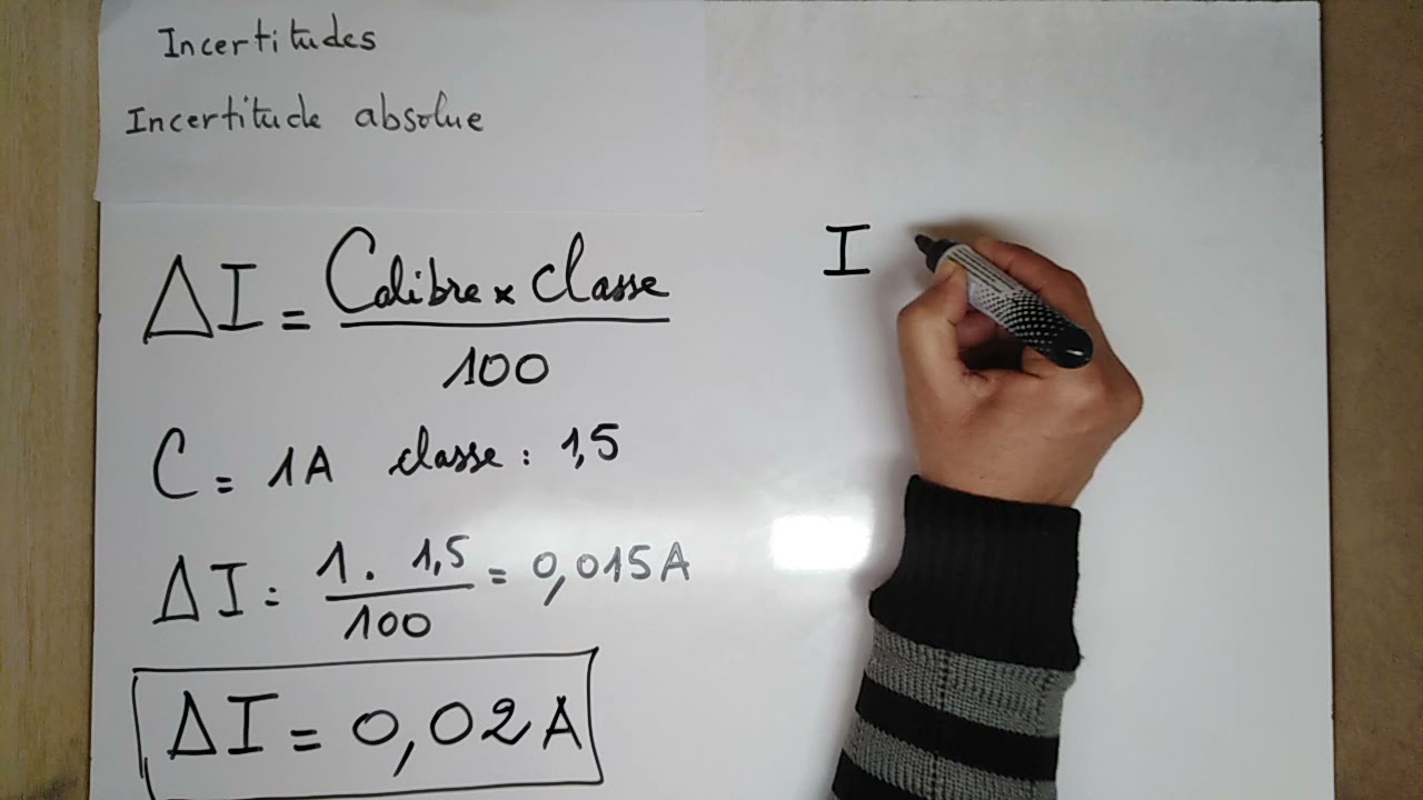 TRONC COMMUN Elécricité Courant éléctrique continu : Incertitude ...