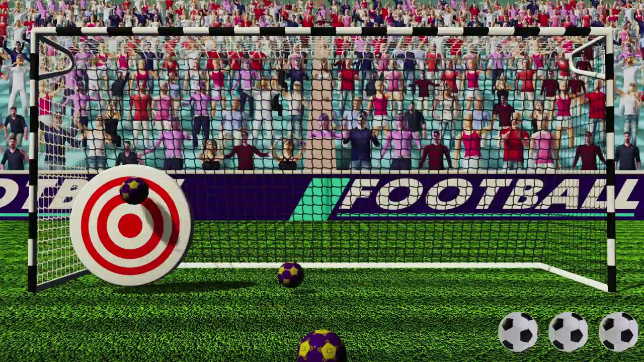 Interactive sports wall - Soccer target - YouTube