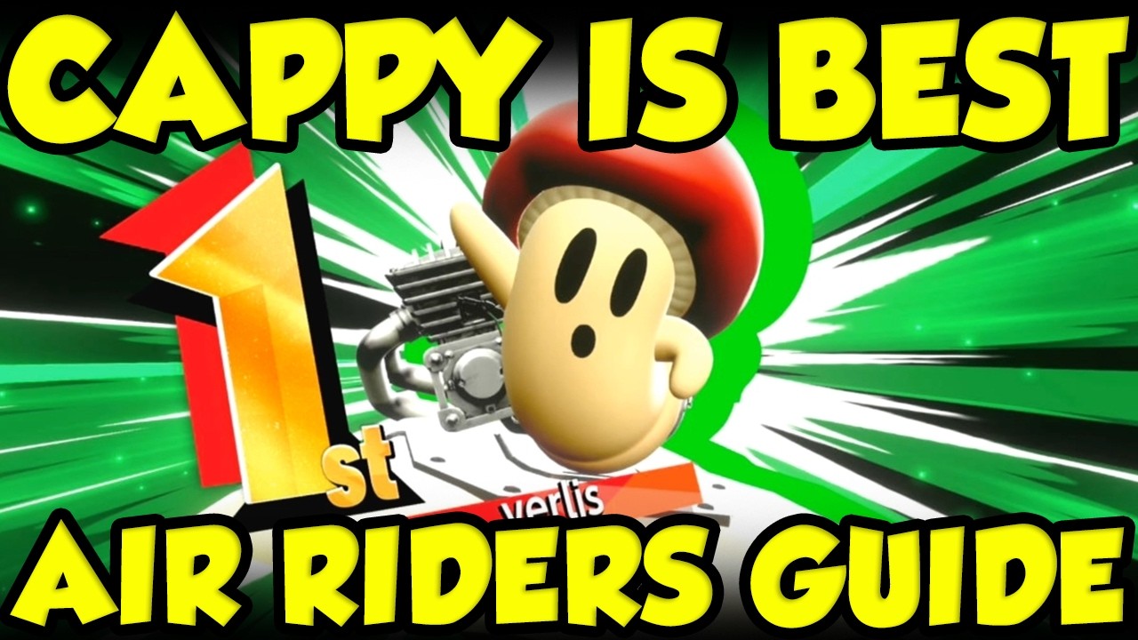 CAPPY IS THE BEST RIDER! Kirby Air Riders City Trial Cappy Guide! - YouTube