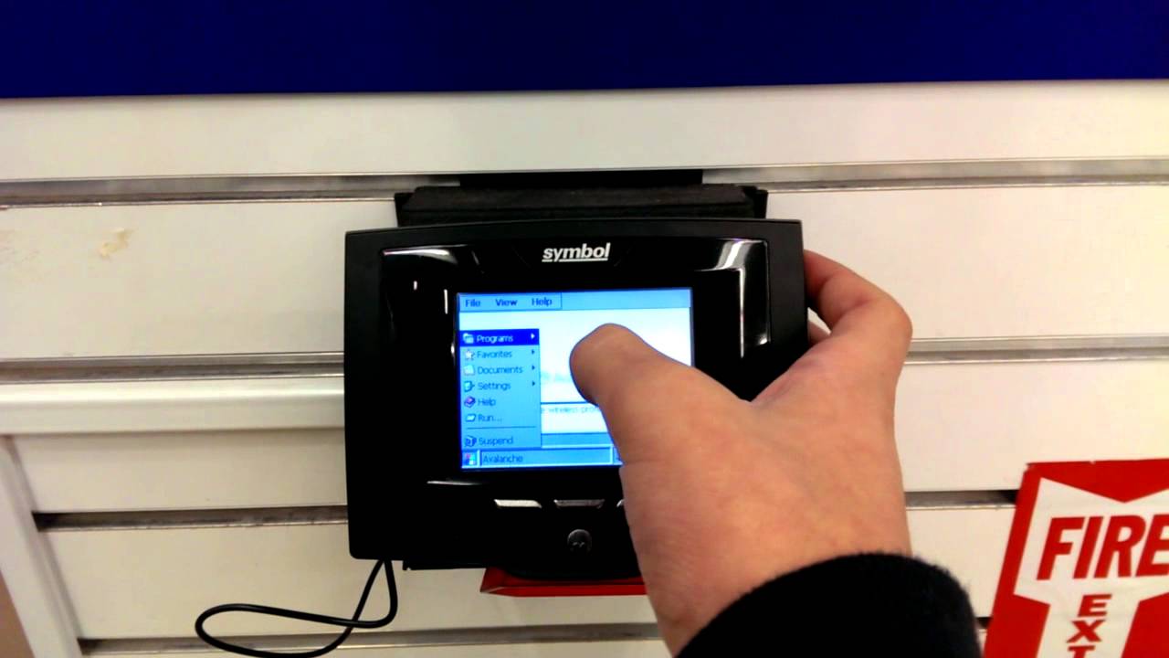 Price Scanner Runs Windows CE - YouTube