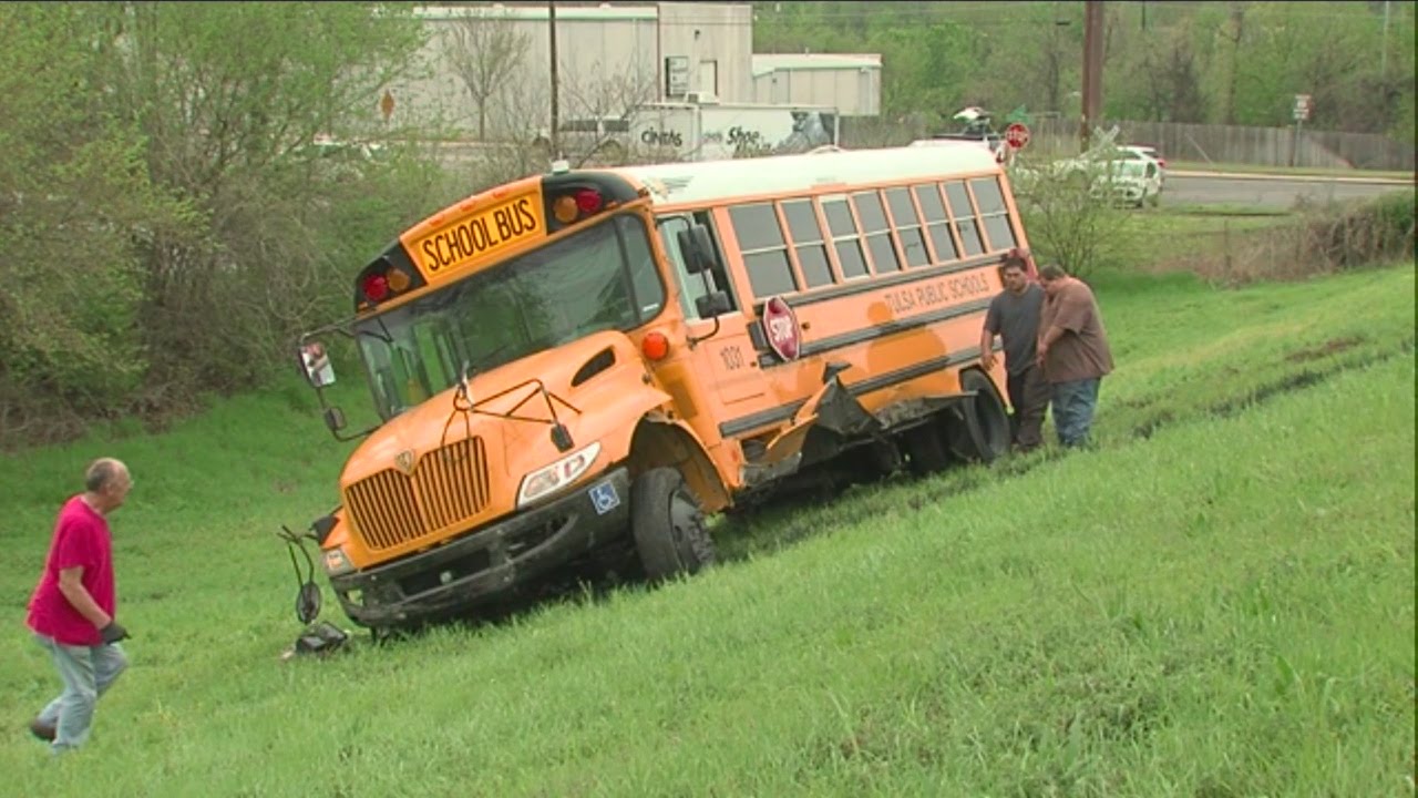 School Bus Rollover - YouTube