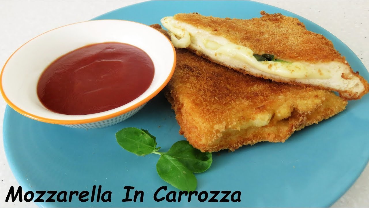 How To Make Mozzarella In Carrozza - Italian Style Cheese Toastie - YouTube