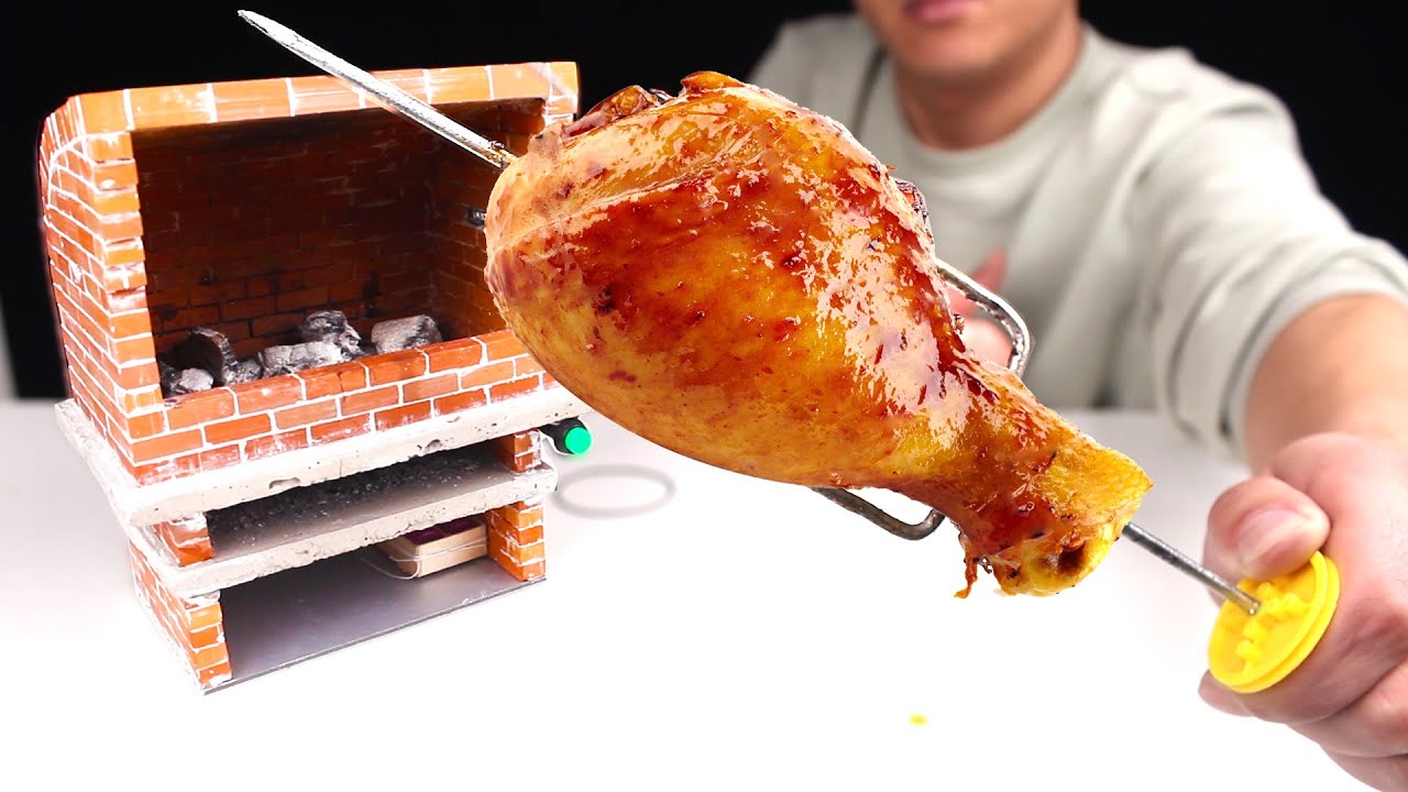 How to make Roasted Chicken Legs in a Mini Oven - YouTube