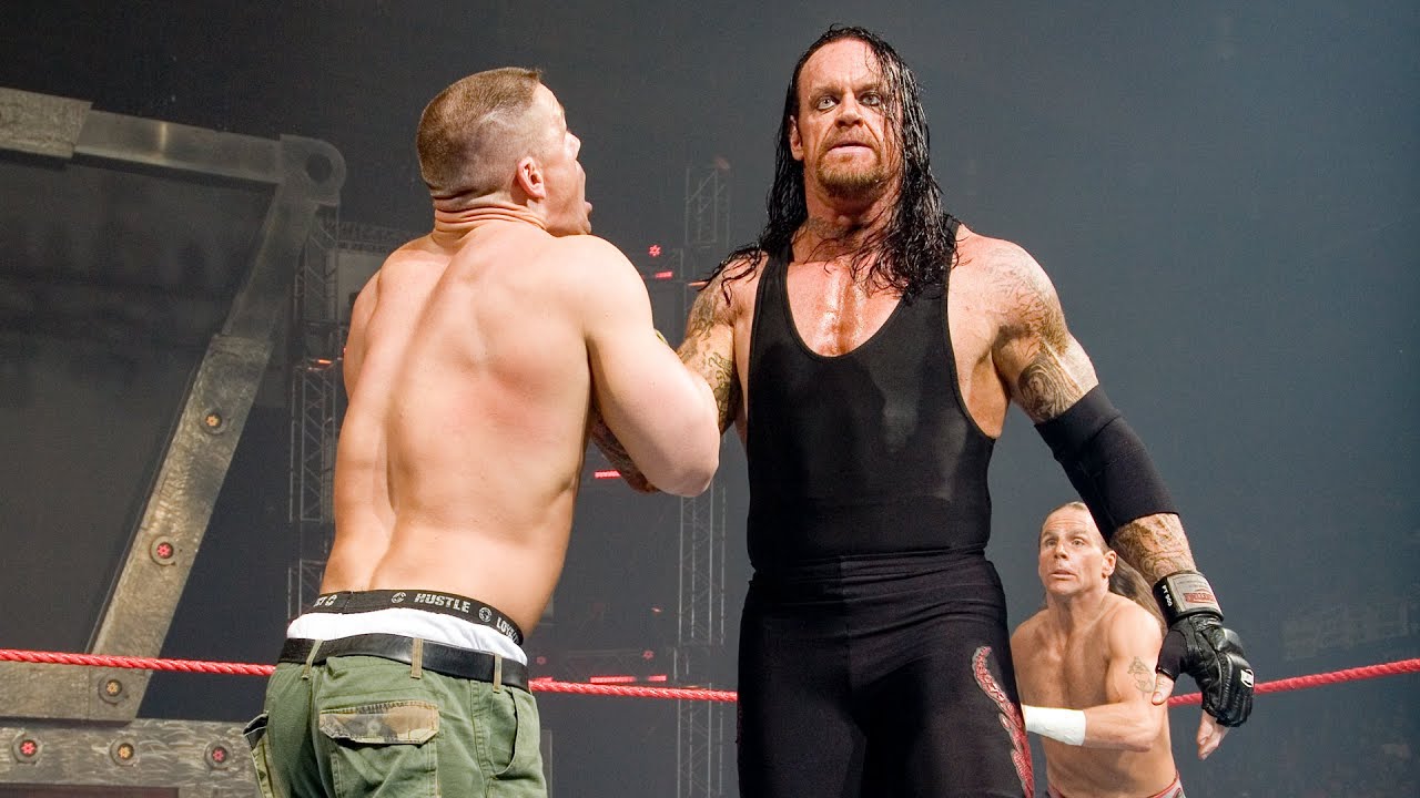Undertaker, Cena, HBK & Batista vs. Edge, Orton, MVP & Mr. Kennedy: Raw ...