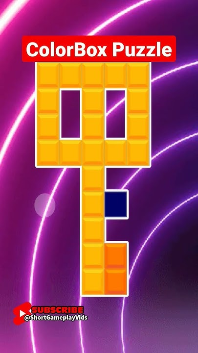 ColorBox Puzzle part 1 | Short Gameplay Video - YouTube