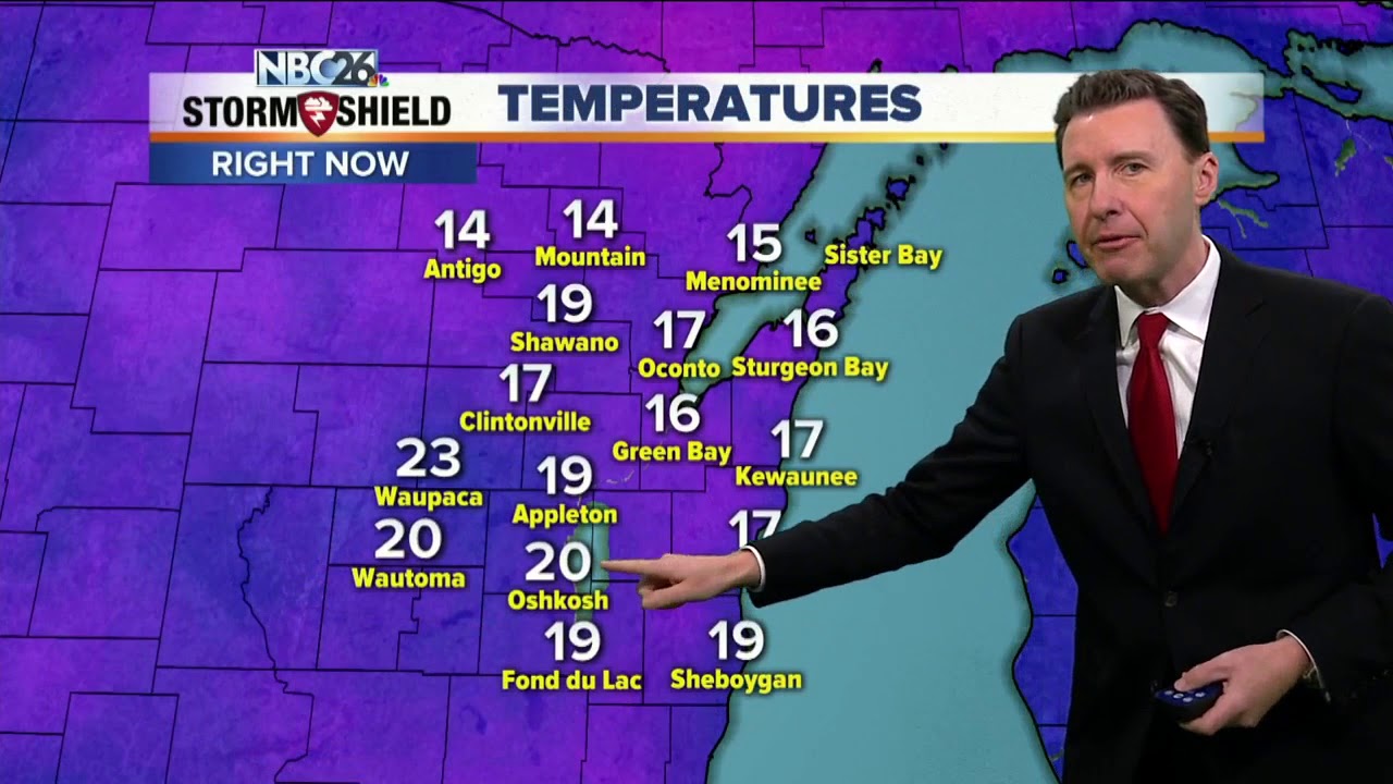 Michael Fish's NBC 26 weather forecast - YouTube